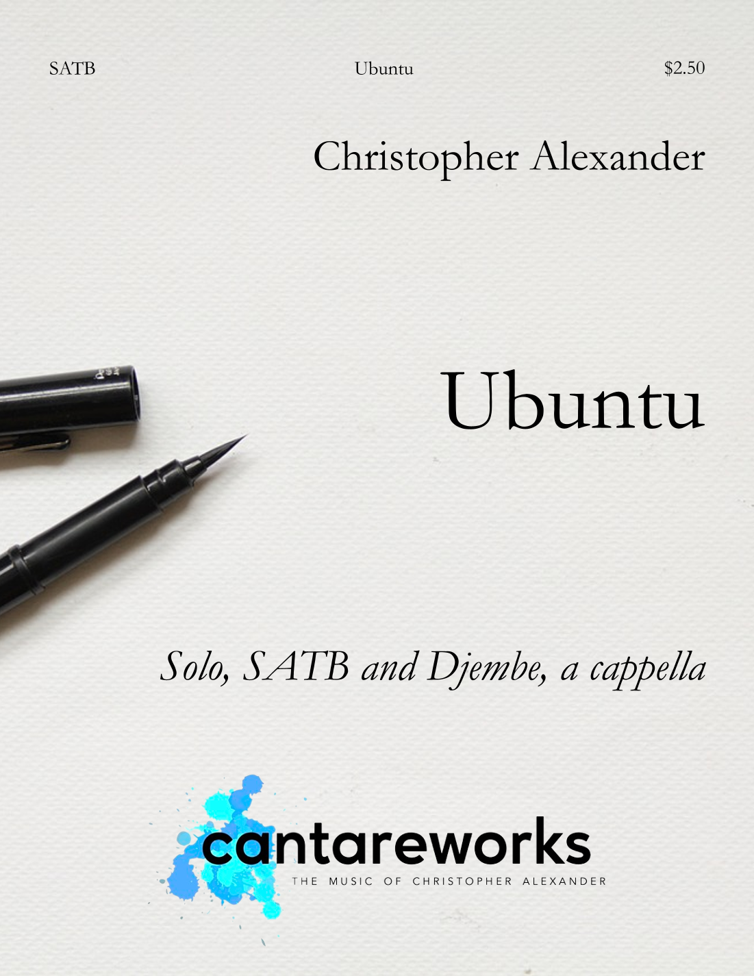 Ubuntu by Christopher Alexander Sheet Music for SATB Choir at Sheet ...
