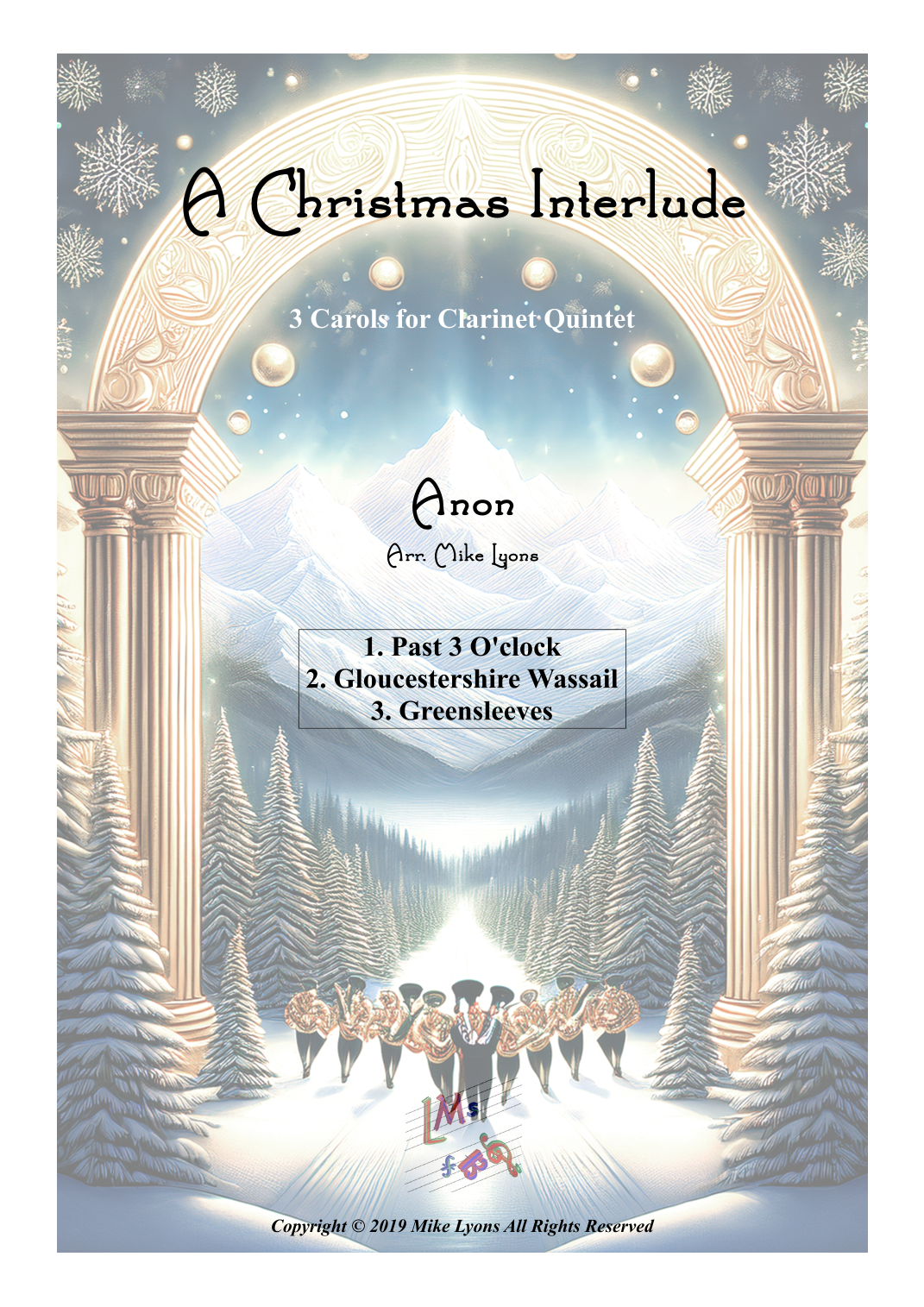 Clarinet Quintet - A Christmas Interlude by Mike Lyons Sheet Music for ...
