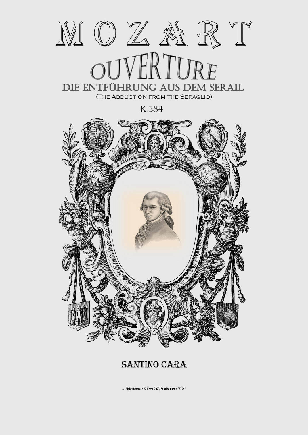 Mozart - Ouverture (The Abduction from the Seraglio) K.384 - Piano ...
