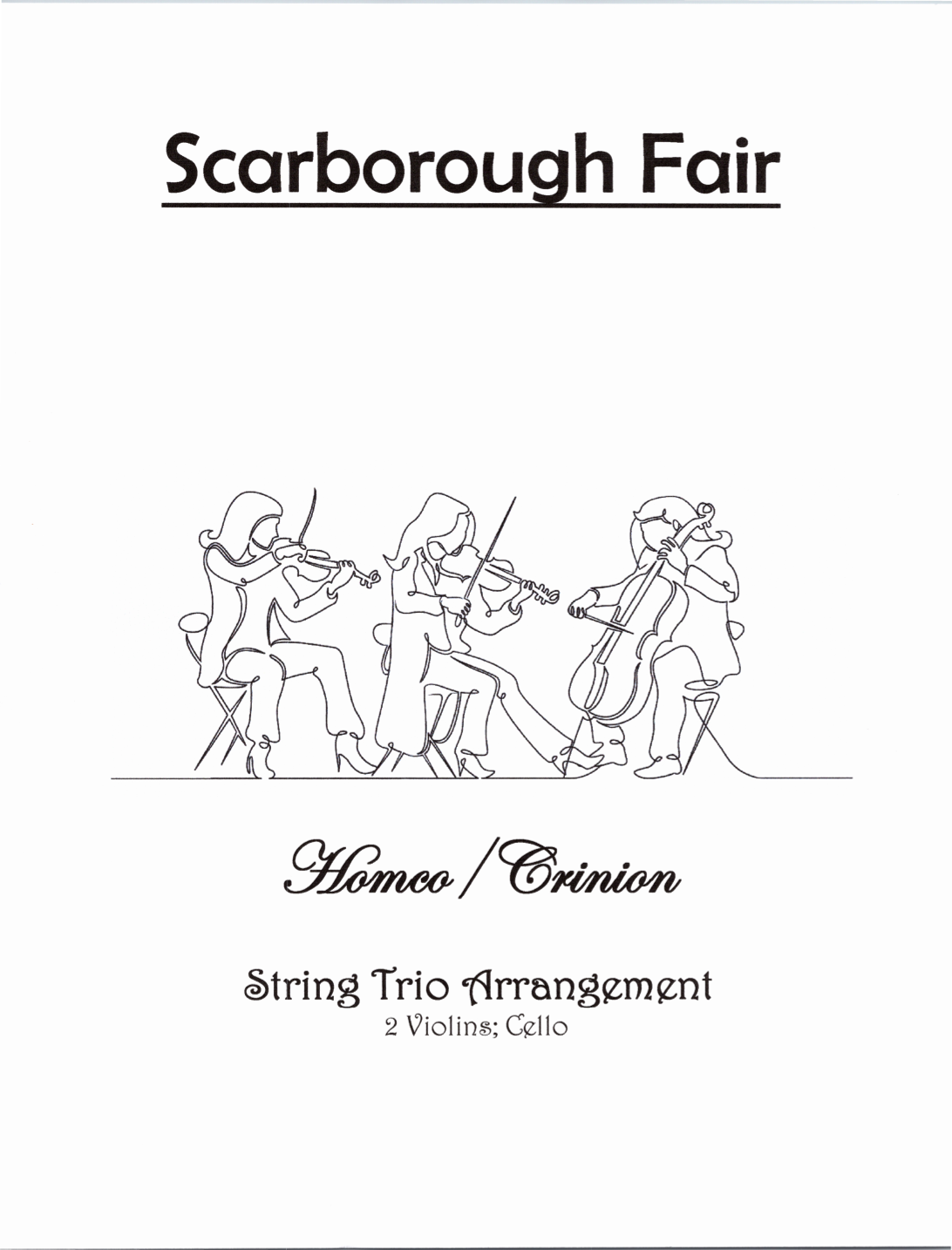 Scarborough Fair (arr. Homco/Crinion) par Traditional Partitions pour ...