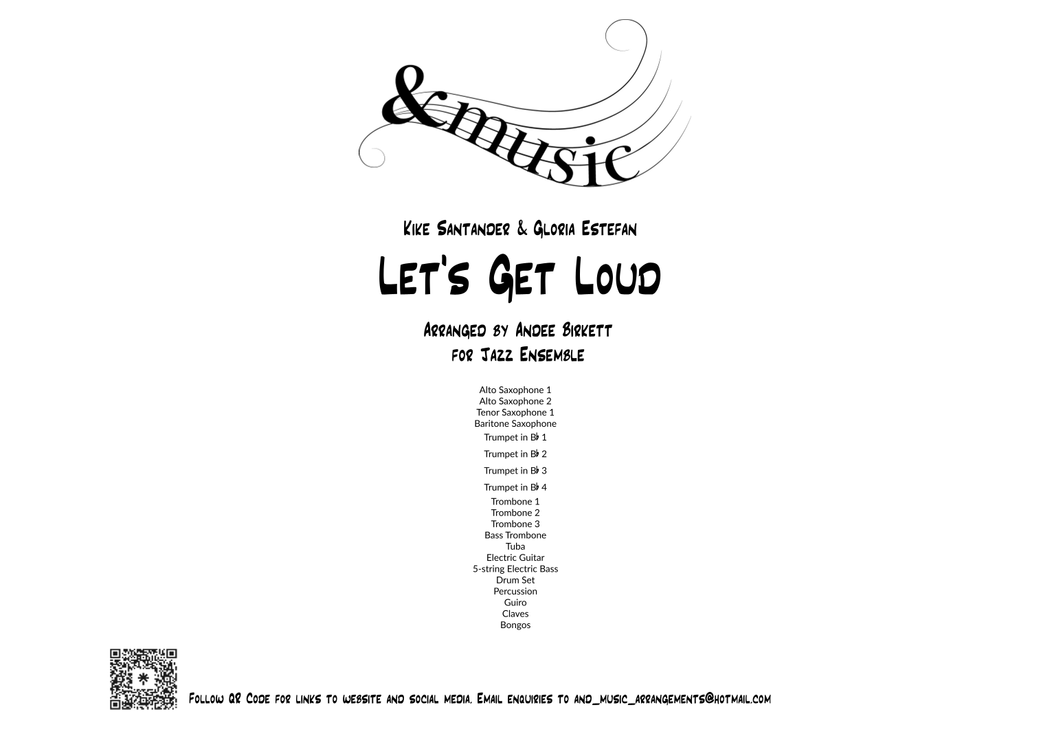 Let's Get Loud (arr. Andee Birkett) by Jennifer Lopez Sheet Music for ...