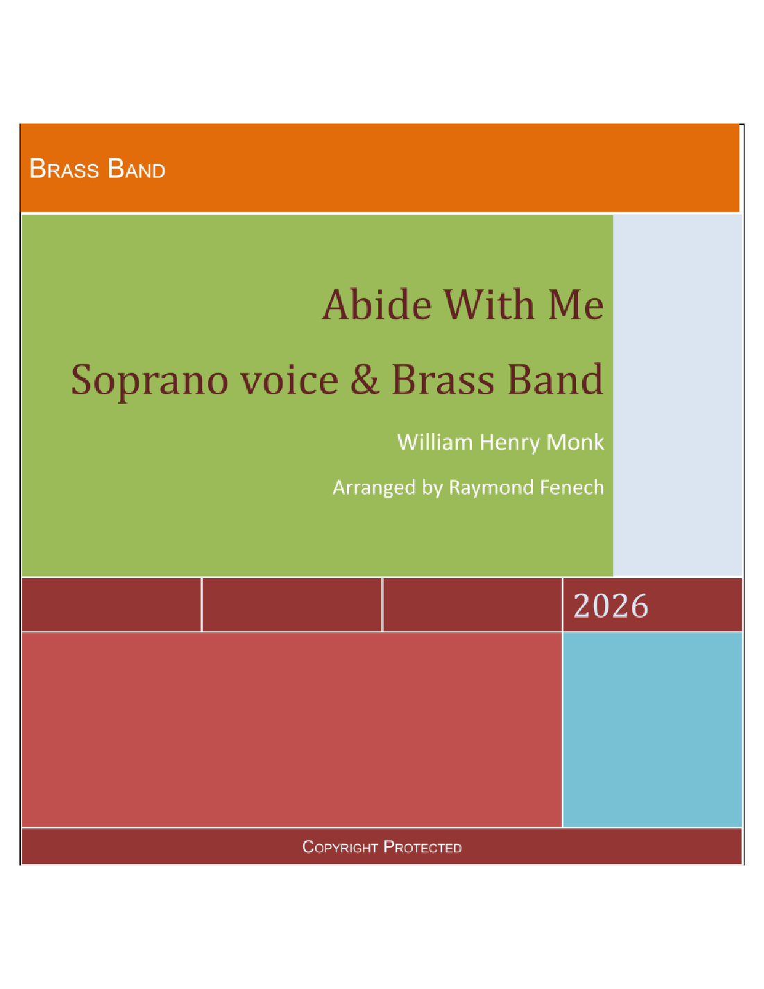 'Abide With Me' - for Soprano Voice and Brass Band (arr. Raymond Fenech ...