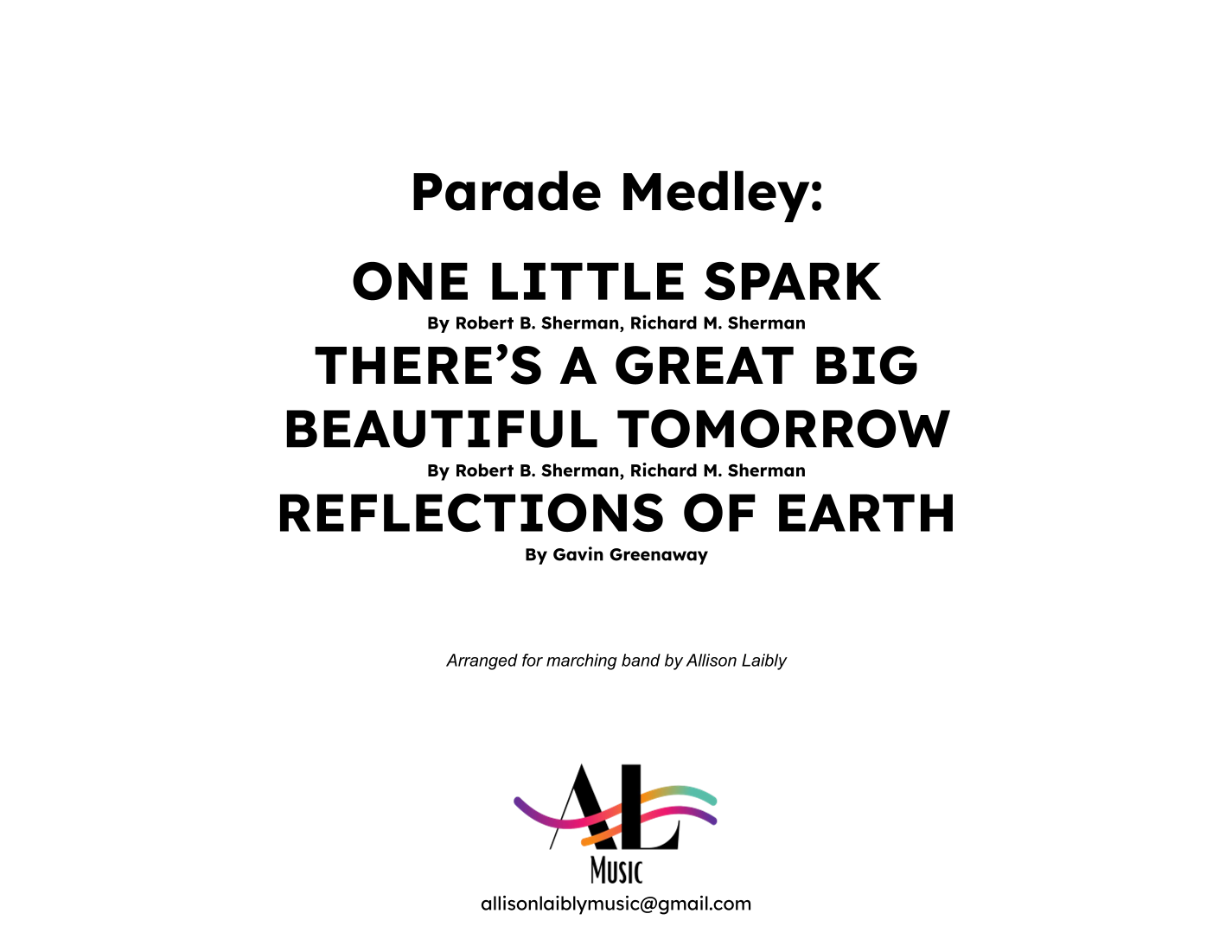 Medley: One Little Spark with There's A Great Big Beautiful Tomorrow ...