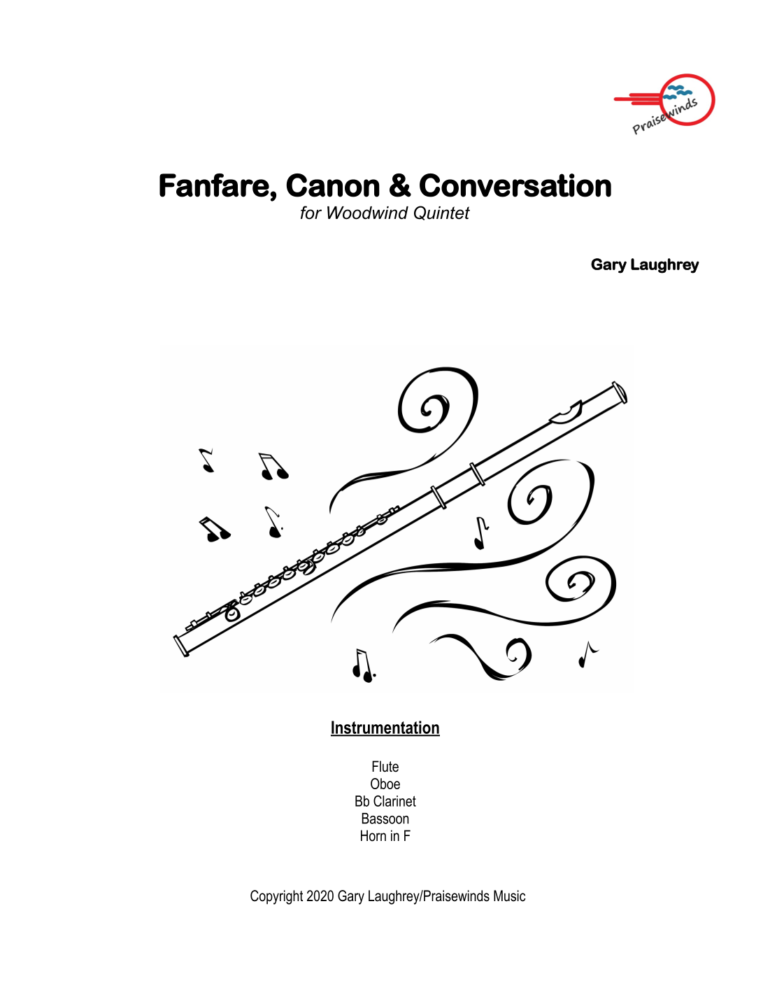 Fanfare, Canon and Conversation by Gary Laughrey Sheet Music for ...