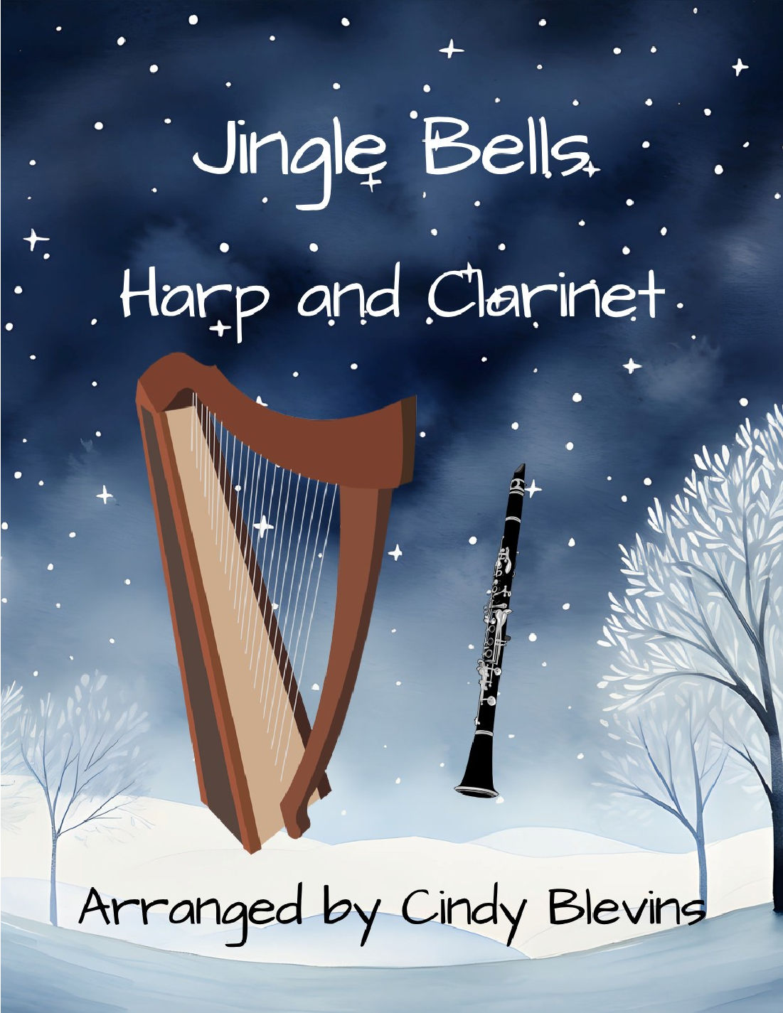 Jingle Bells, for Harp and Clarinet (arr. Cindy Blevins) by James Lord ...
