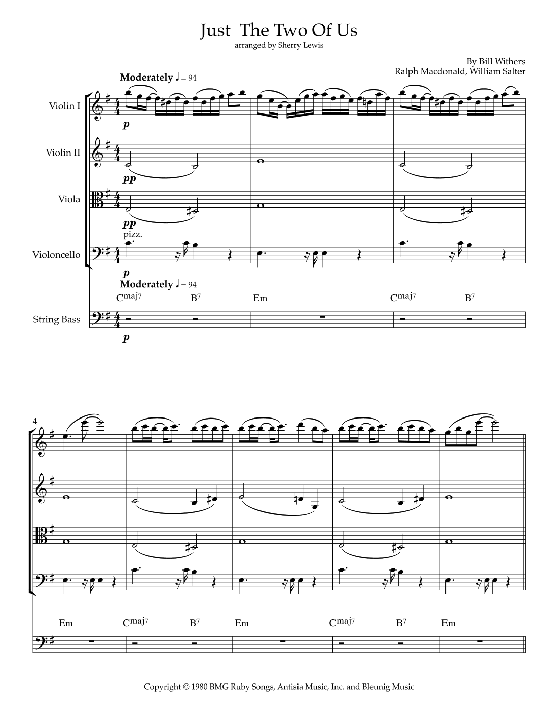 Just The Two Of Us (arr. Sherry Lewis) by Grover Washington Jr. With ...
