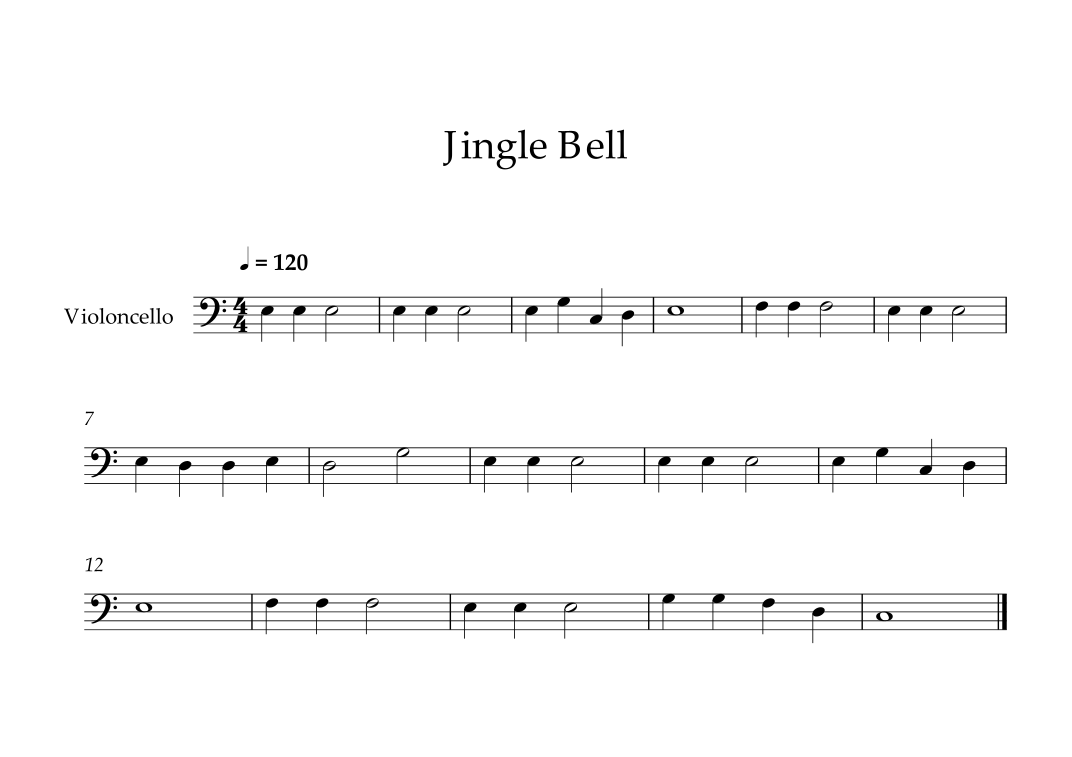 Jingle Bells (arr. Luiz Gustavo Teixeira) by James Lord Pierpont Sheet ...