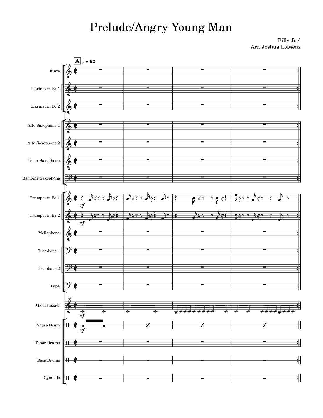 Angry Young Man (arr. Joshua Lobsenz) by Billy Joel Sheet Music for ...