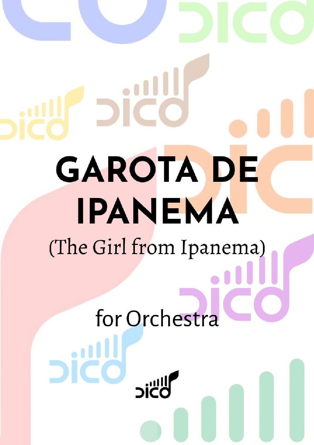 Garôta De Ipanema (arr. Dico) par Vinícius De Moraes Partitions pour ...
