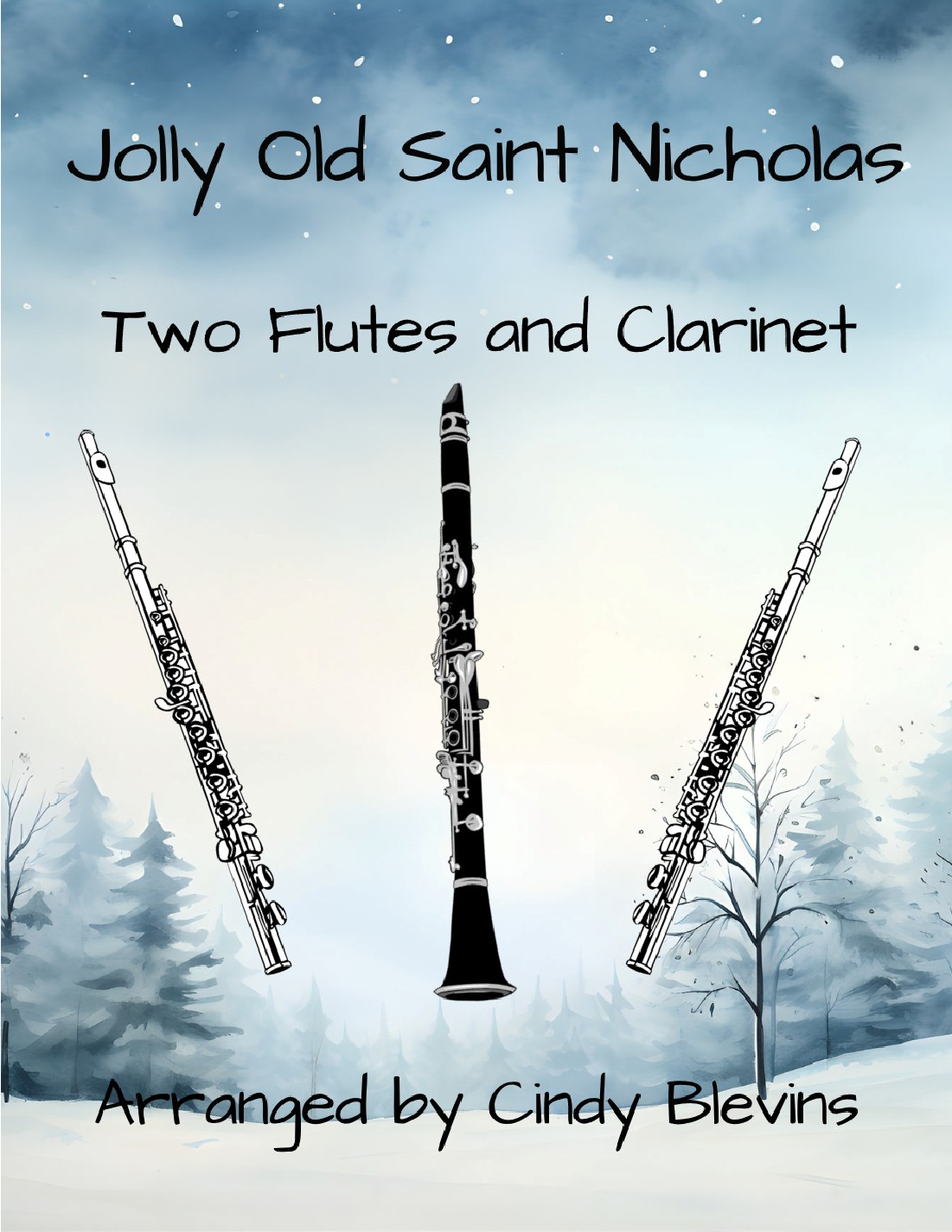 Jolly Old Saint Nicholas, for Two Flutes and Clarinet (arr. Cindy ...