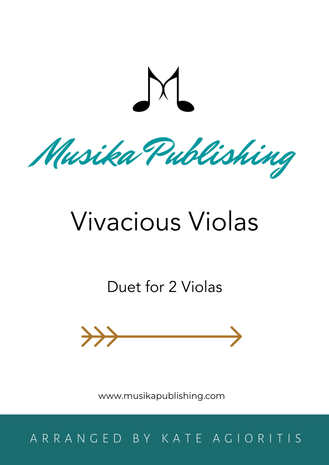 Vivacious Violas | Viola Duet by Kate Agioritis Sheet Music for Viola ...
