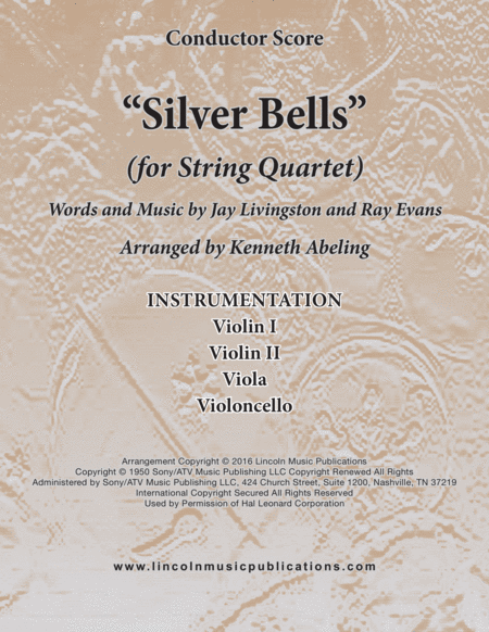 Silver Bells Violin Sheet Music Printable Silver Bells" Sheet