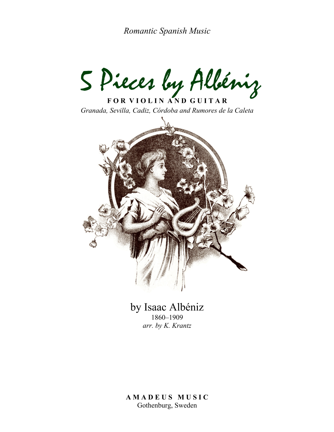 5 pieces by Albéniz/Albeniz for violin and guitar (Granada, Sevilla ...
