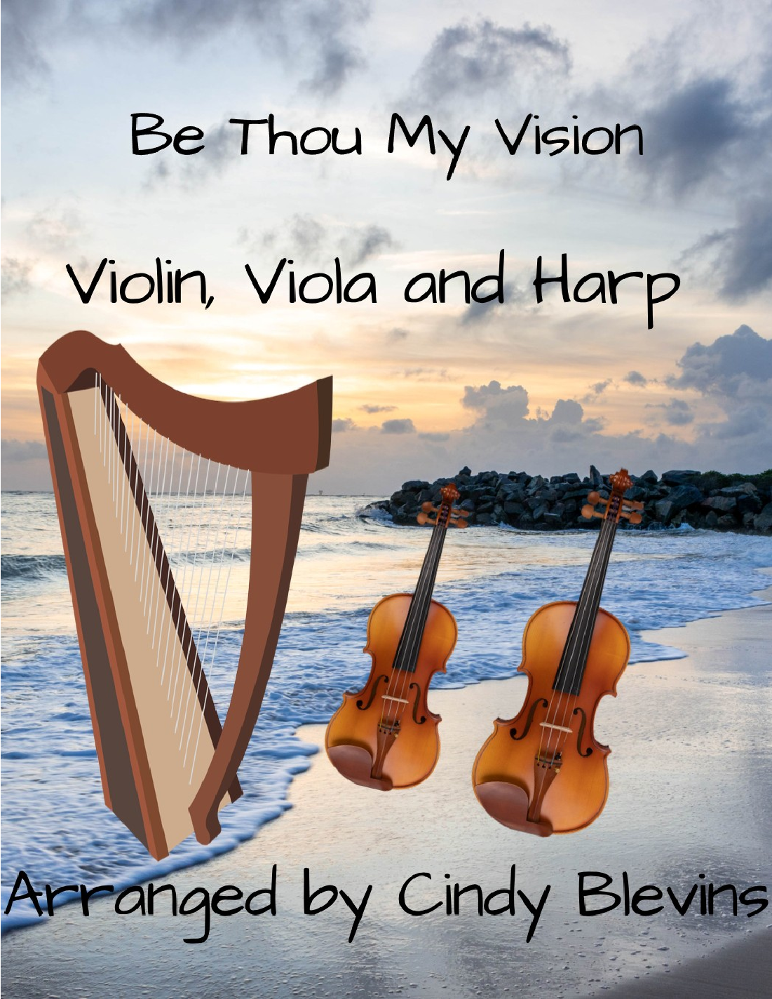 Be Thou My Vision, for Violin, Viola and Harp by Traditional Irish ...