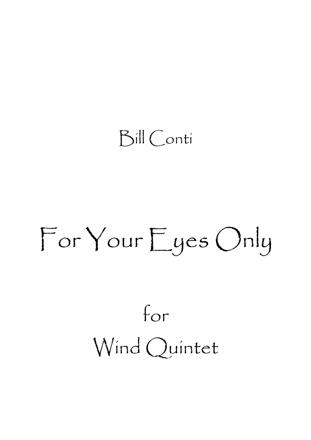 For Your Eyes Only (arr. Spence Bundy) by Sheena Easton Sheet Music for ...
