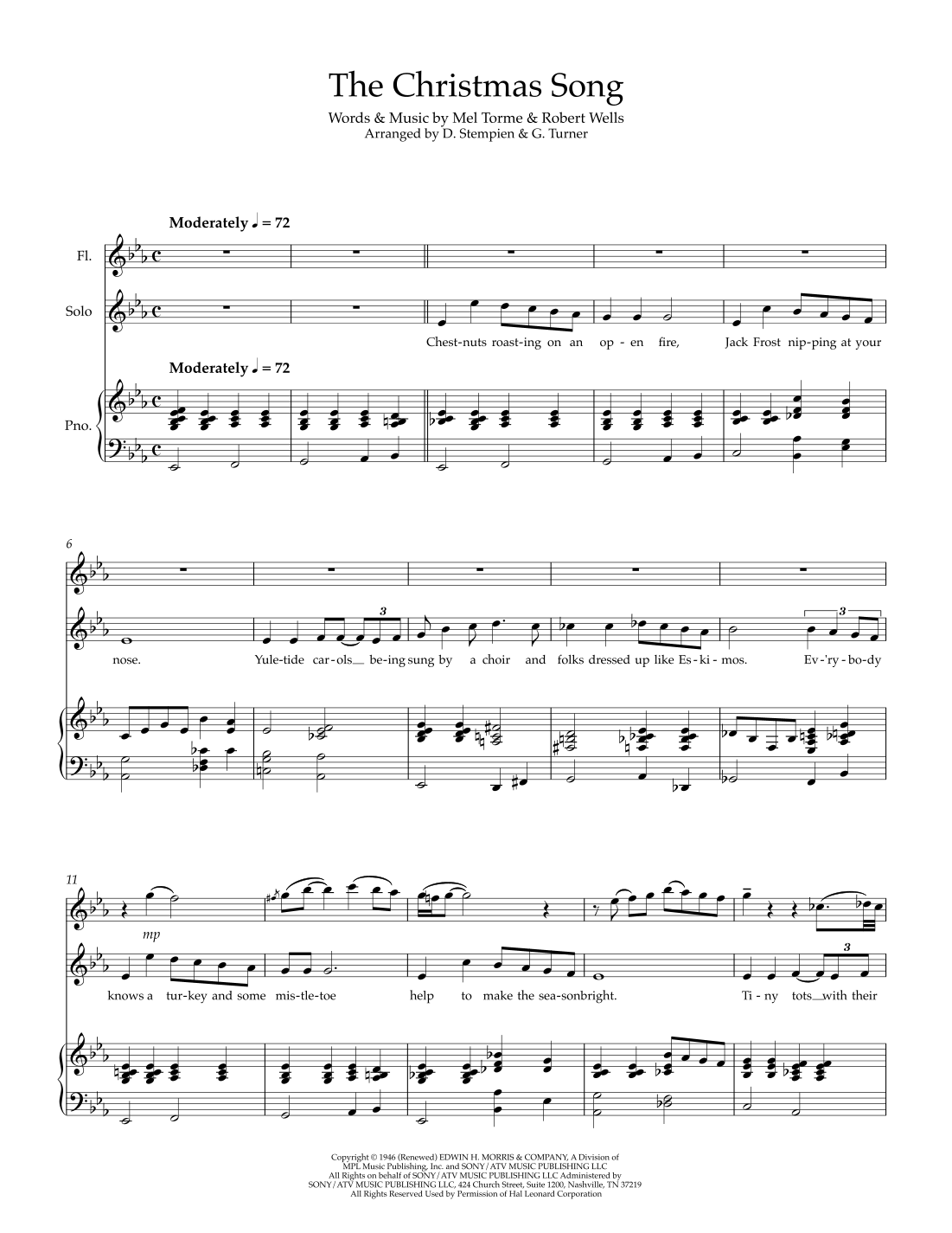 The Christmas Song (Chestnuts Roasting On An Open Fire) (arr. Debra E ...
