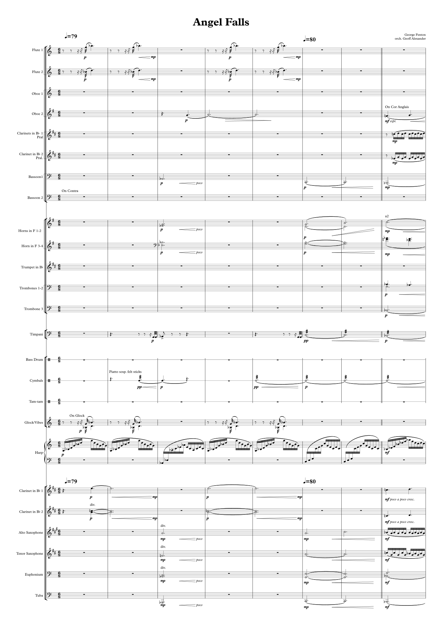 Angel Falls (arr. Juan Villodre) von The Bbc Orchestra Noten zum ...