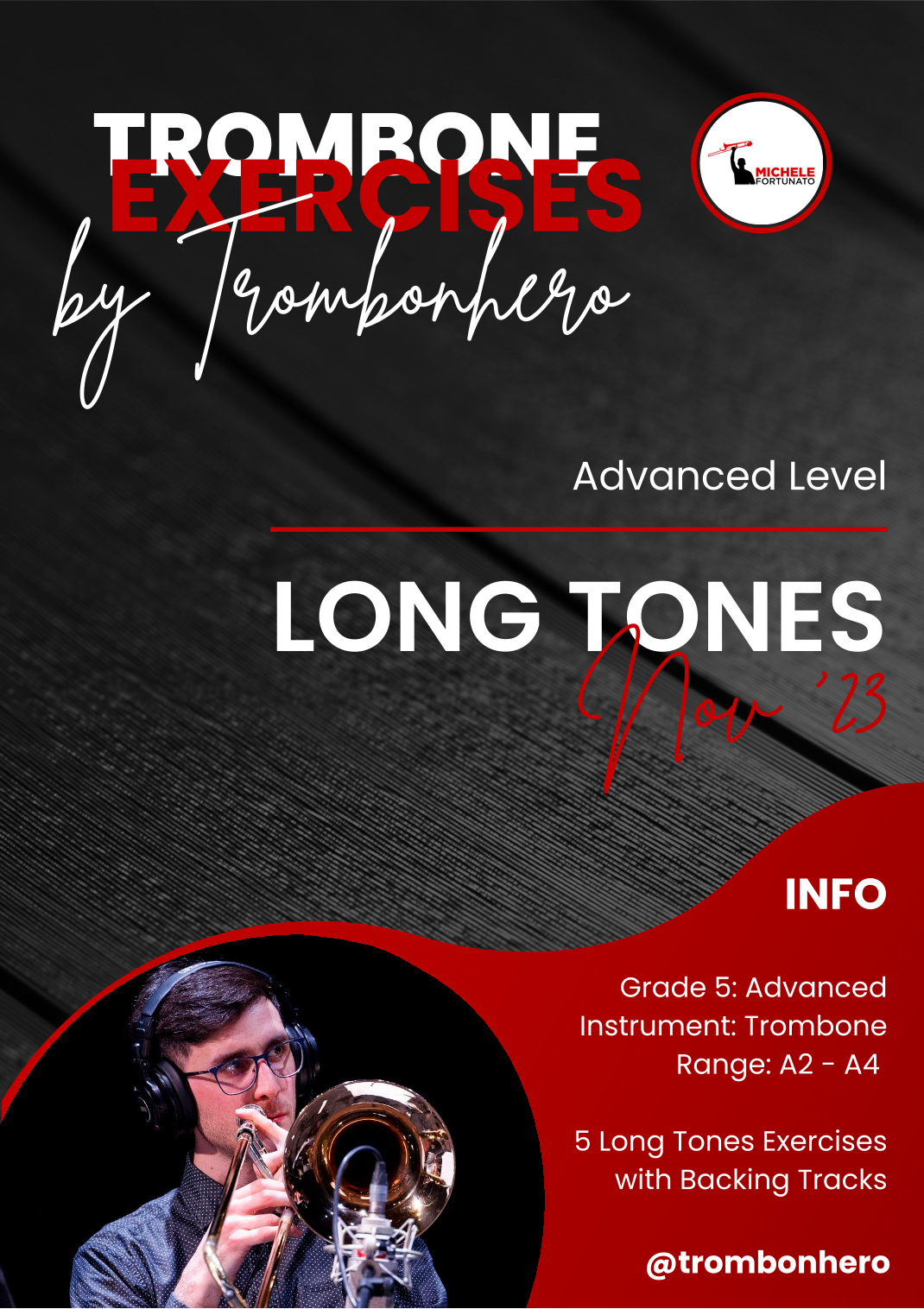 Advanced Trombone Long Tones - Nov '23 von Michele Fortunato Noten zum ...