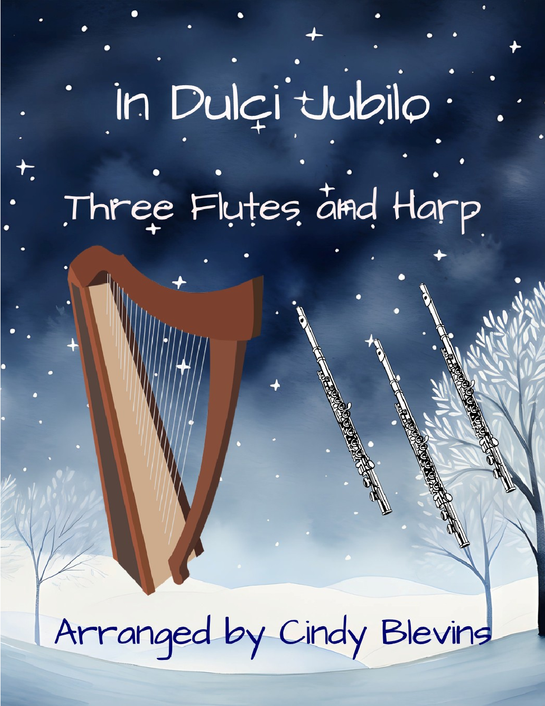 In Dulci Jubilo, for Three Flutes and Harp (arr. Cindy Blevins) von ...