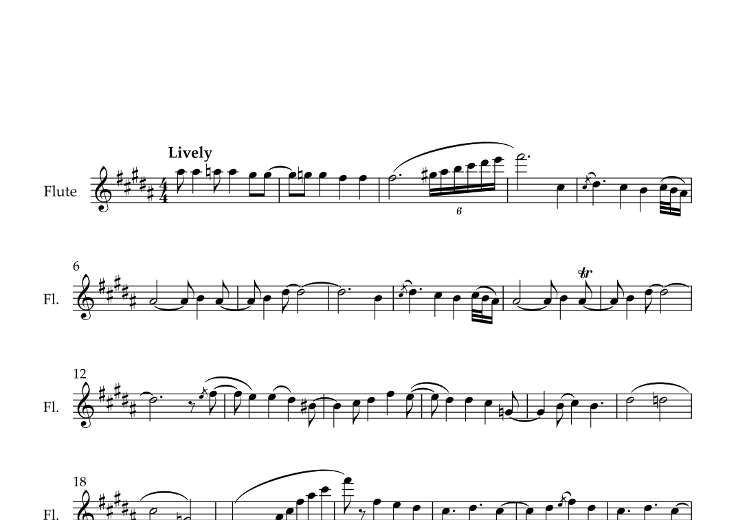 Lover Girl - Laufey - Flute Solo (arr. Gretel Auty) by Laufey Sheet ...