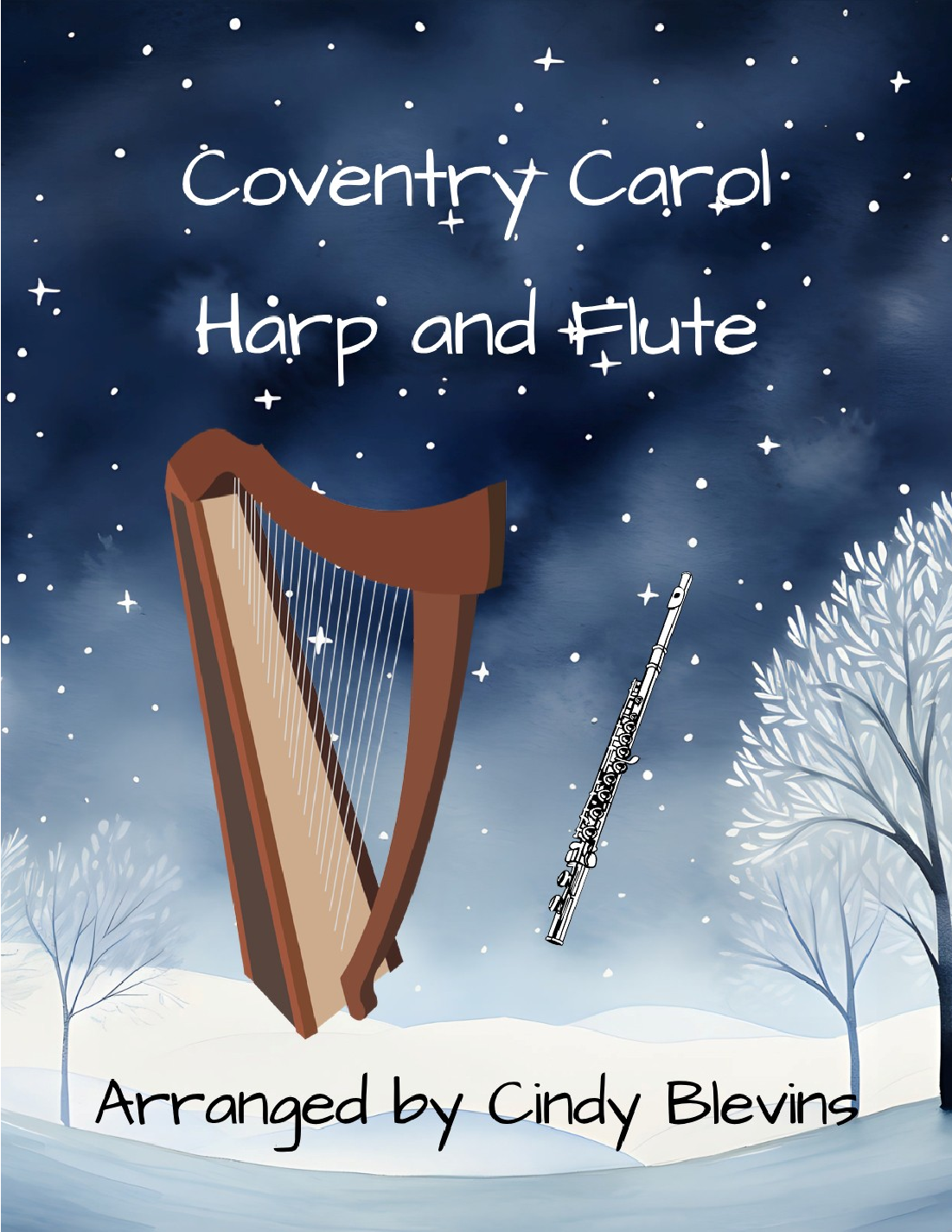 Coventry Carol, for Harp and Flute (arr. Cindy Blevins) by English ...