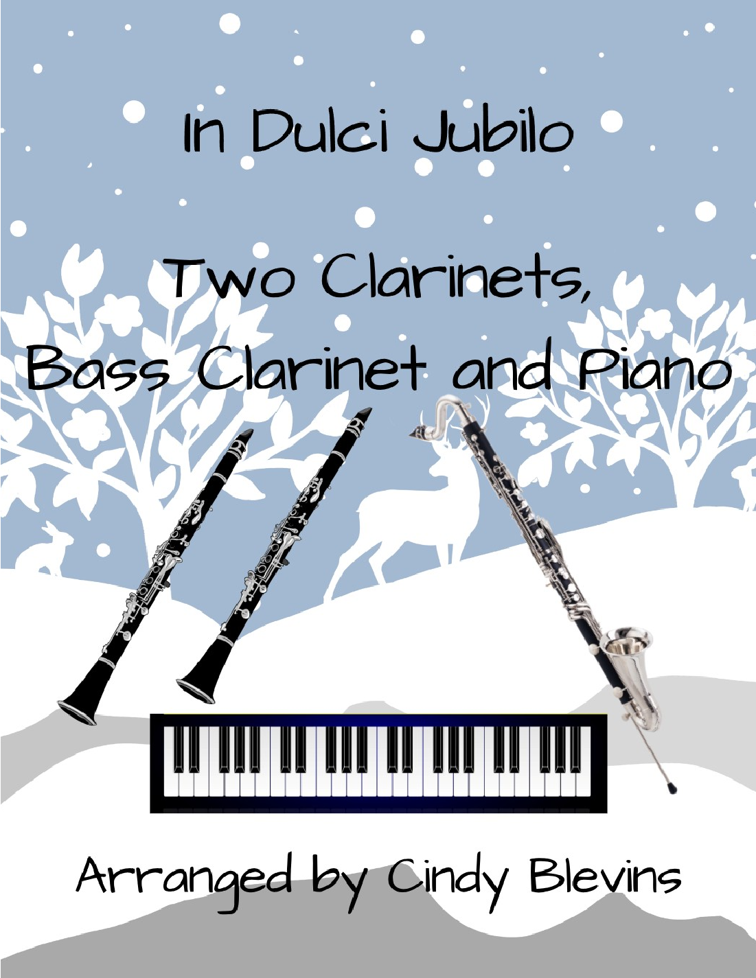 In Dulci Jubilo, for Two Clarinets, Bass Clarinet and Piano by German ...