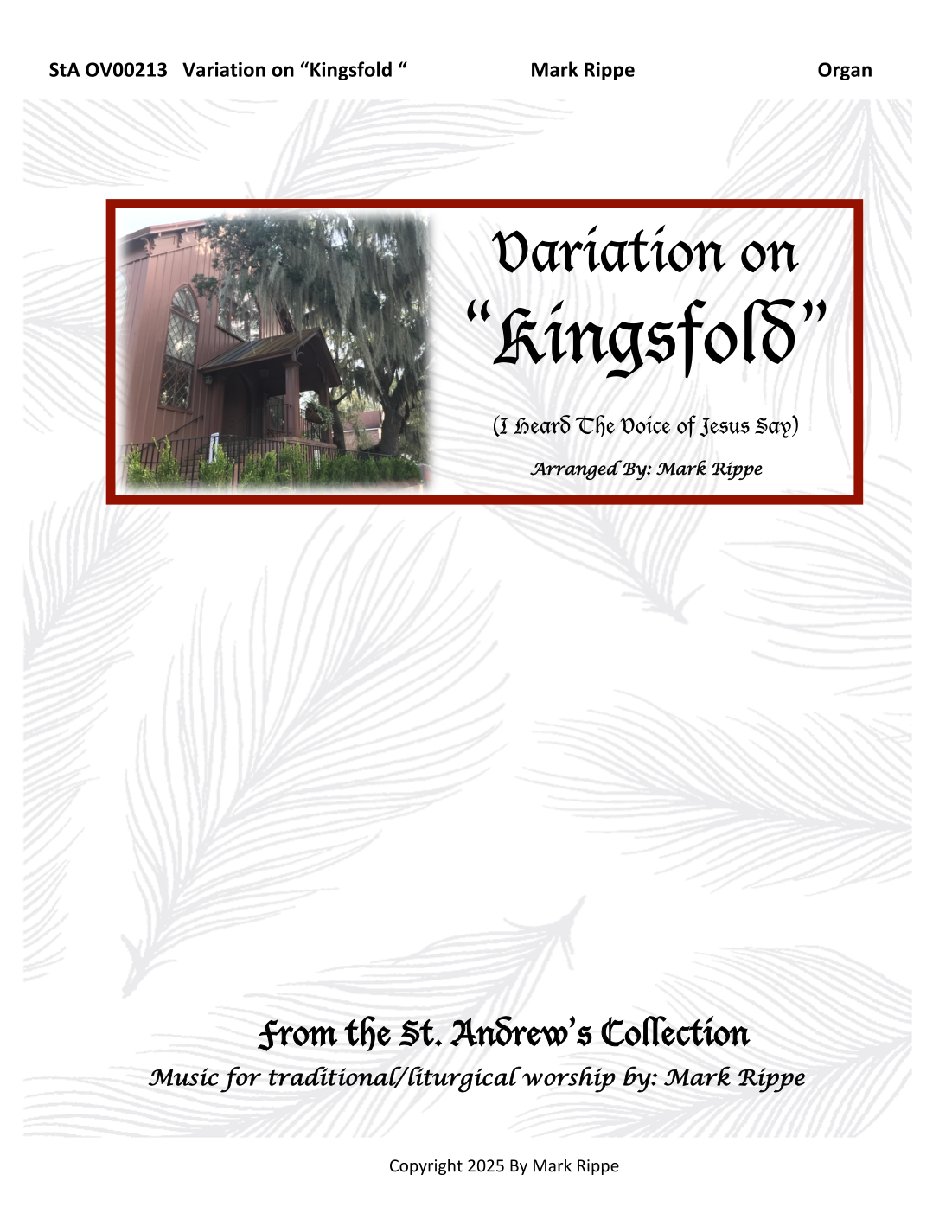 Variation on "Kingsfold" (StA OV00213) (arr. Mark Rippe) by Adaptation ...