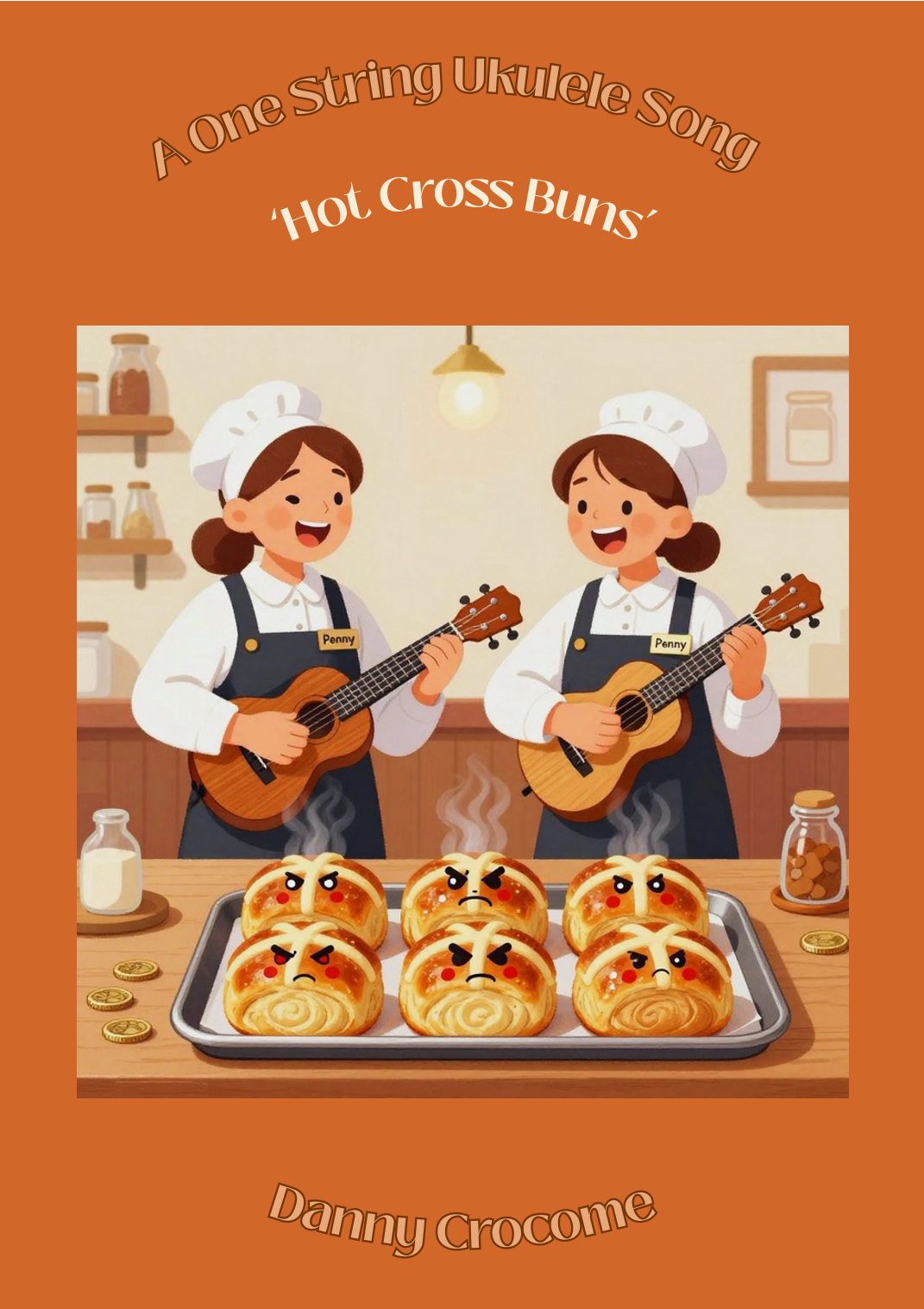 Hot Cross Buns (A One String Ukulele Song) (arr. Danny Crocome) by ...
