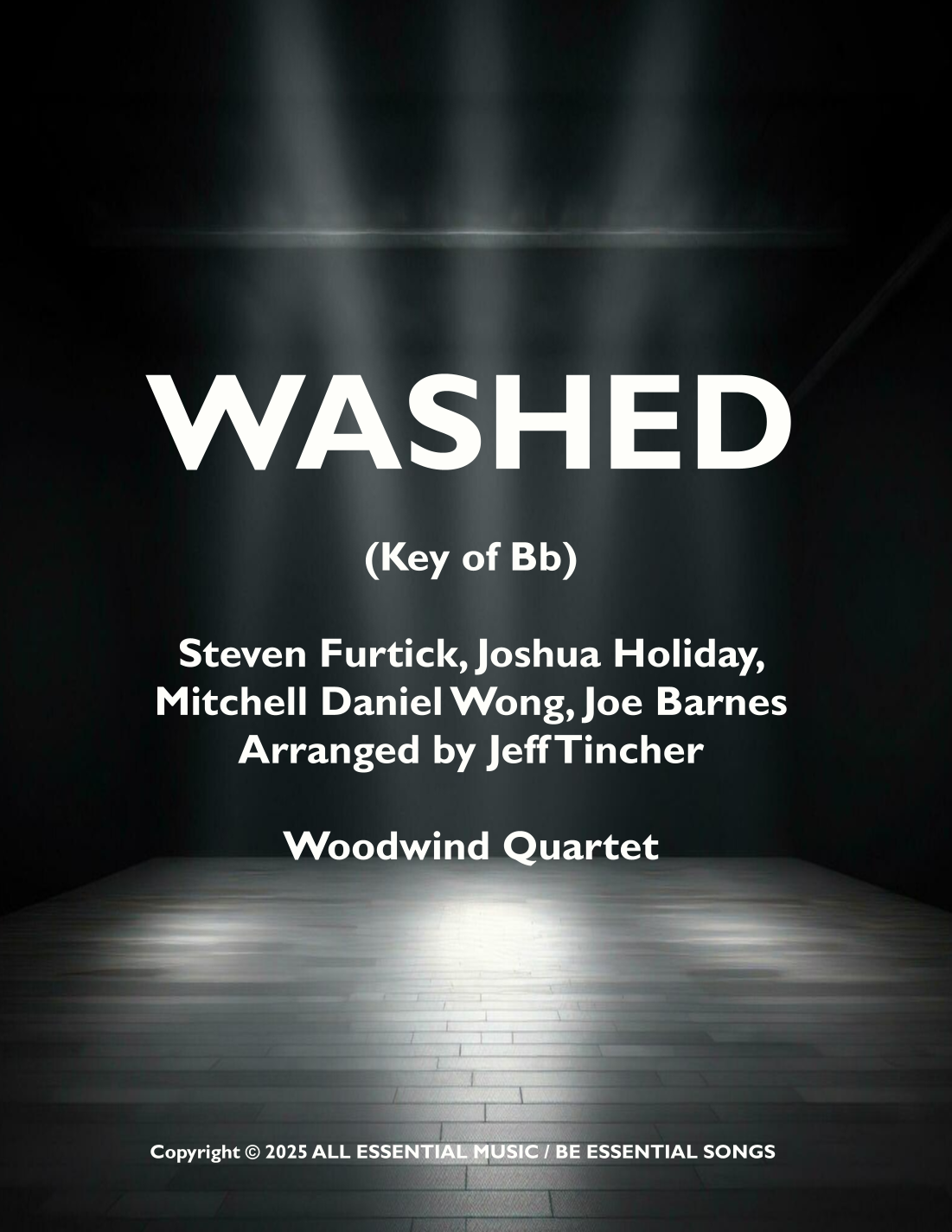 Washed (arr. Jeff Tincher by ELEVATION RHYTHM Sheet Music for Woodwind ...