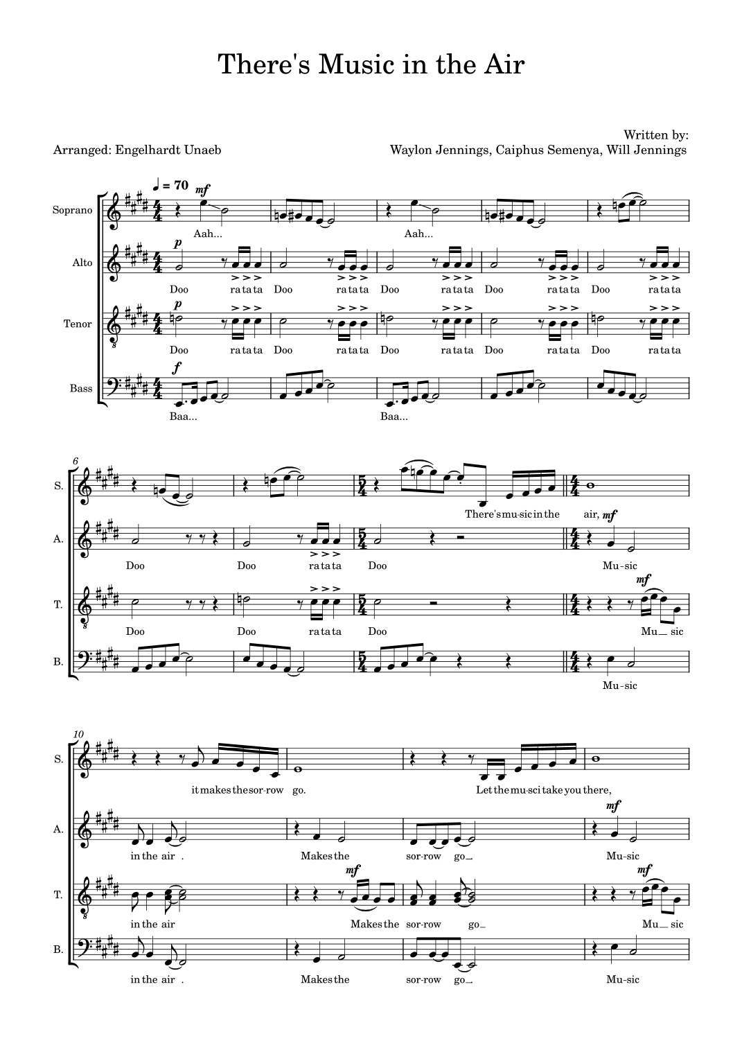 There's Music In The Air (arr. Engelhardt Unaeb) by Ami Faku & Gallo ...
