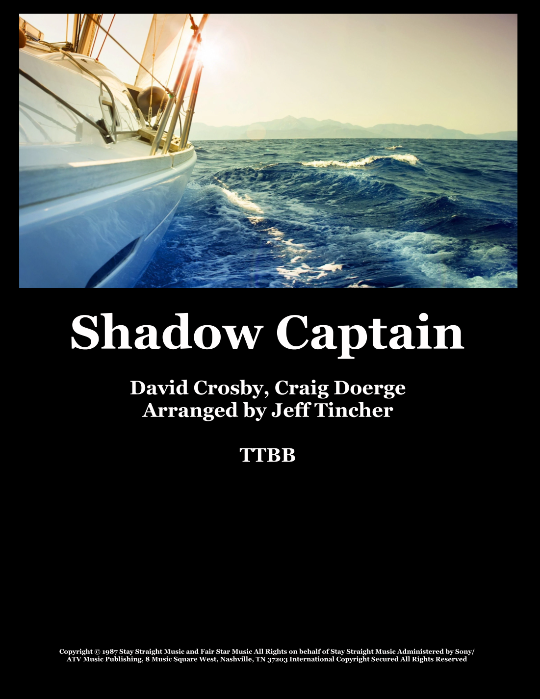 Shadow Captain (arr. Jeff Tincher) by Crosby, Stills & Nash Sheet Music ...