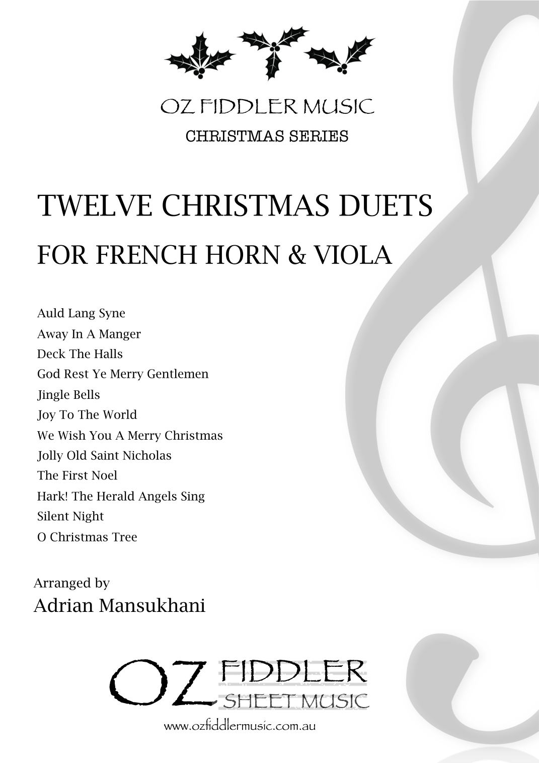 Twelve Christmas Duets for French Horn and Viola (arr. Adrian ...