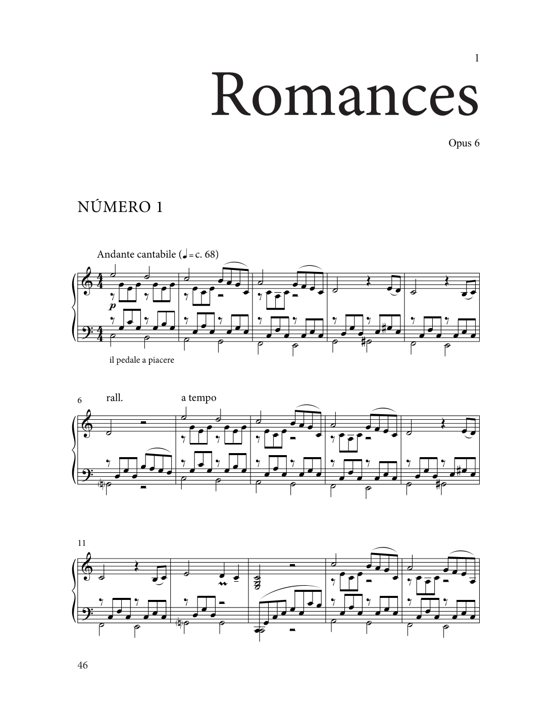 Romances Opus 6 by Ivan Lyran Sheet Music for Piano Solo at Sheet Music ...
