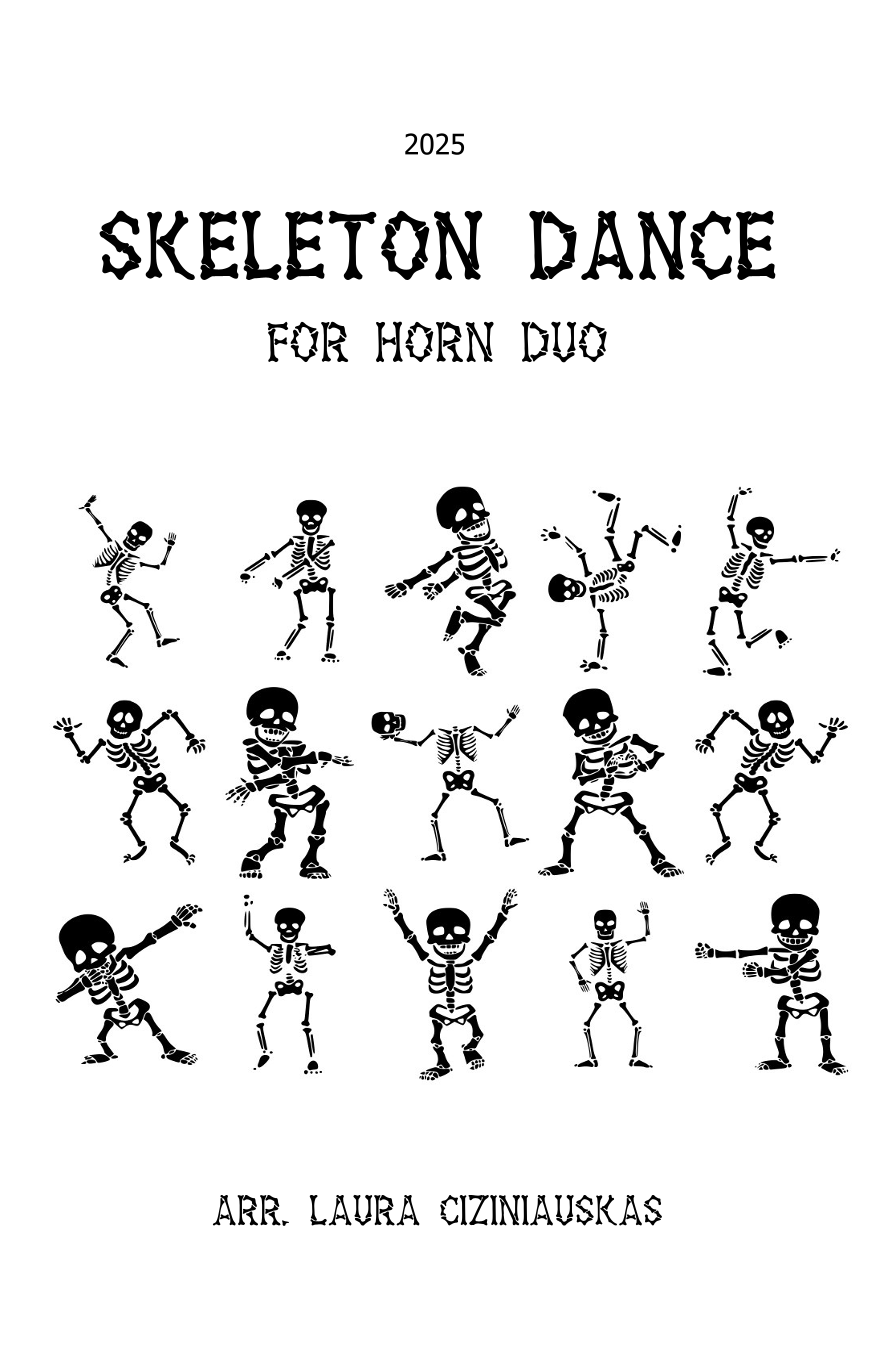 Skeleton Dance – Easy & Fun Halloween Horn Duet | Spooky Beginner Sheet ...