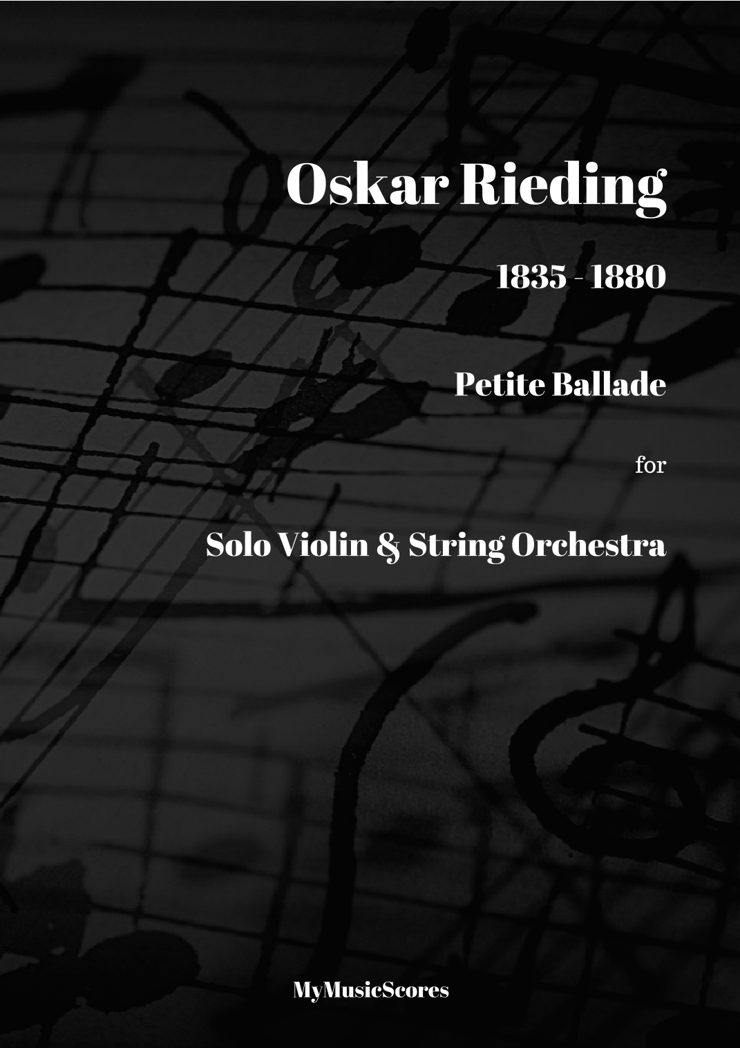 Rieding Petite Ballade for Violin and String Orchestra (arr. Paul Wood ...