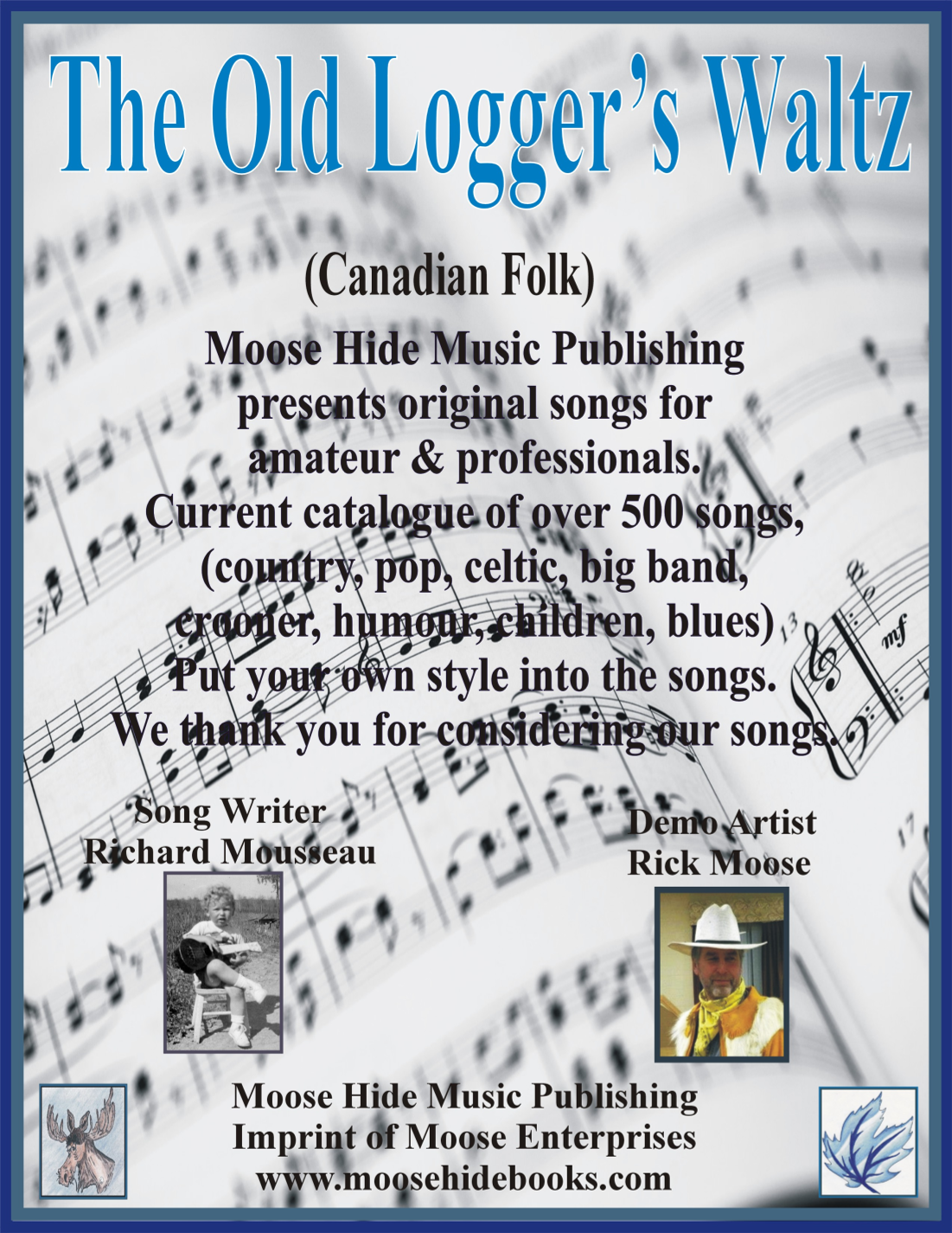 The Old Logger's Waltz by Rick Moose Sheet Music for Guitar Chords ...