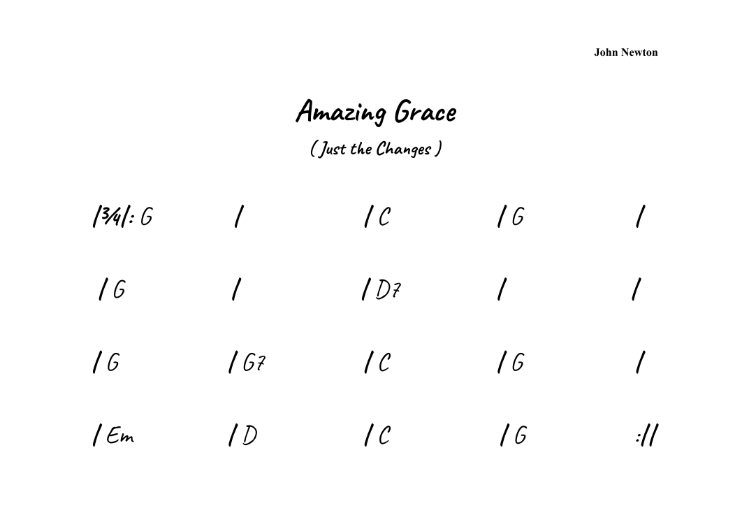 Amazing Grace (arr. Bronson Ferdinand Wright) by John Newton Sheet ...