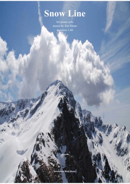 Snow Line Sheet Music | Jim Shum | Piano Solo