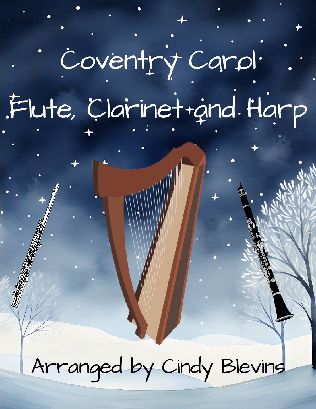 Coventry Carol, for Flute, Clarinet and Harp (arr. Cindy Blevins) by ...