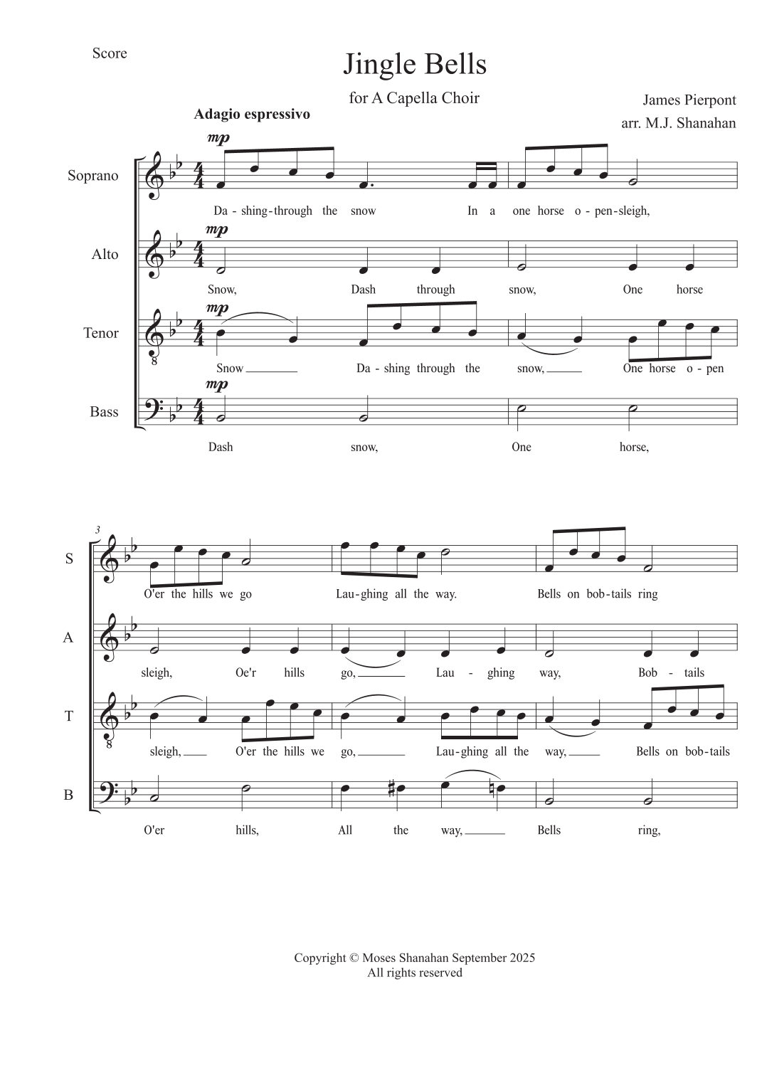 Jingle Bells - The Most Beautiful Arrangement of the World's Most ...