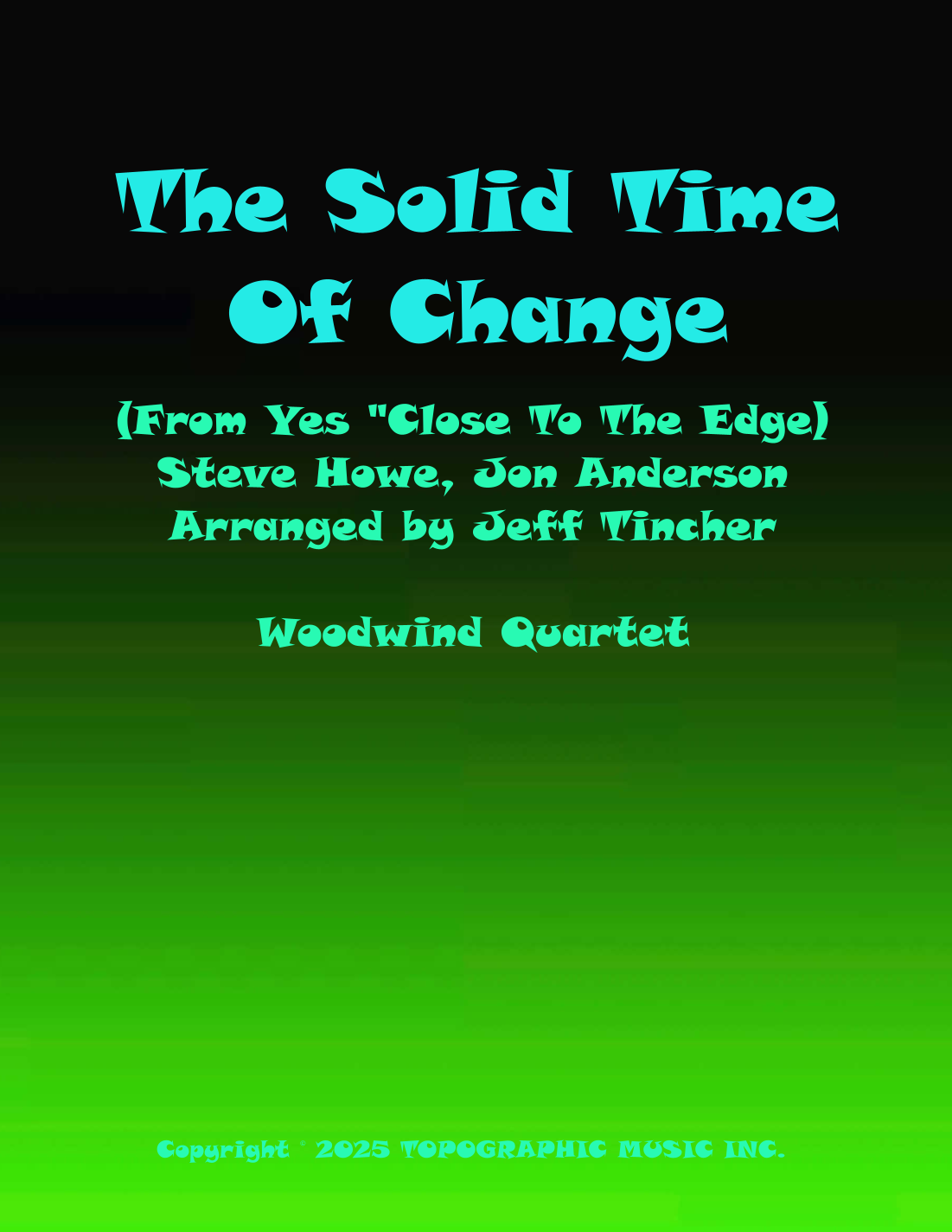 The Solid Time Of Change (arr. Jeff Tincher) by Steve Howe Sheet Music ...