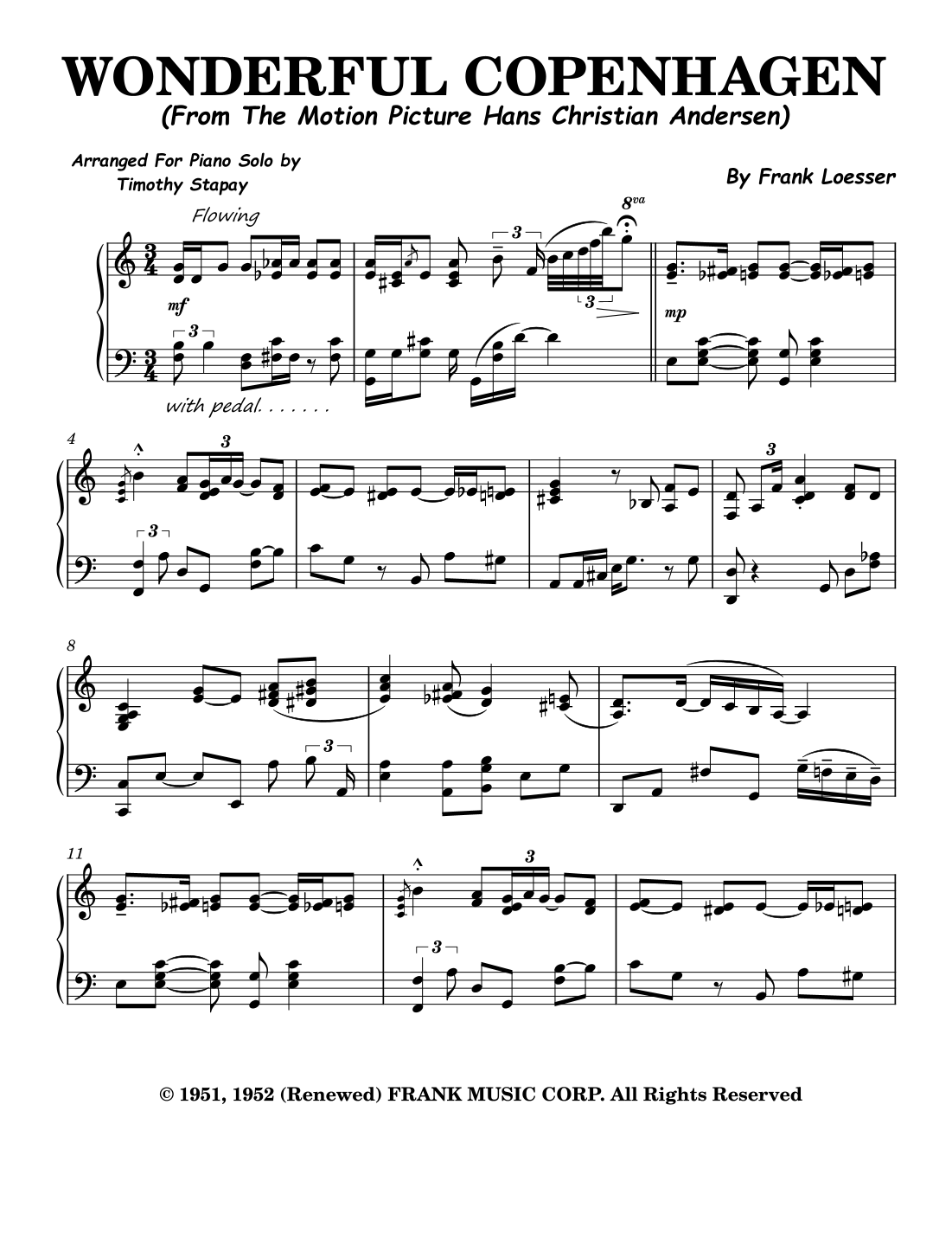 Wonderful Copenhagen (arr. Timothy Stapay) by Ballroom Orchestra ...