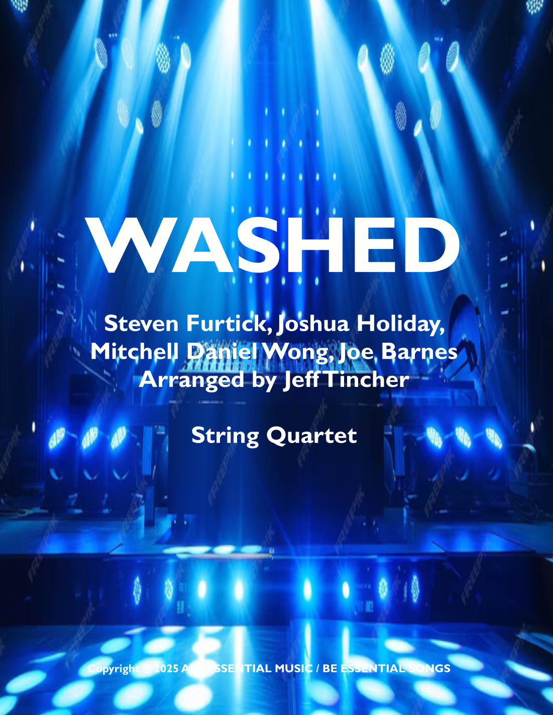 Washed (arr. Jeff Tincher by ELEVATION RHYTHM Sheet Music for String ...