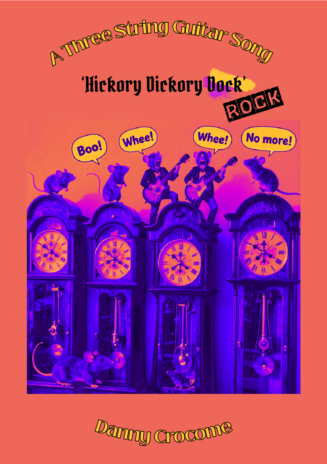 Hickory Dickory Dock (A Three String Guitar Song) (arr. Danny Crocome ...