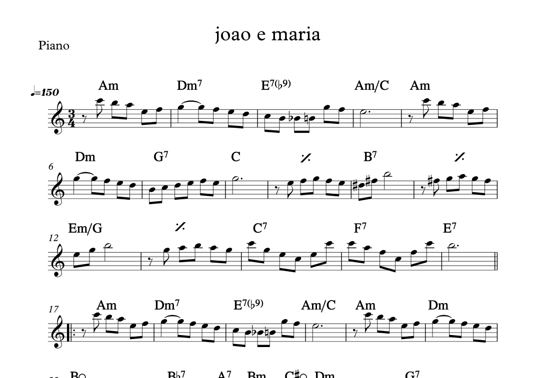 João e Maria (arr. Chico Buarque e Sivuca) by Chico Buarque e Sivuca ...