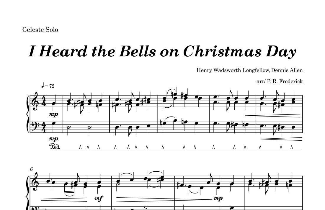 I Heard the Bells On Christmas Day (arr. P. R. Frederick) by Henry ...