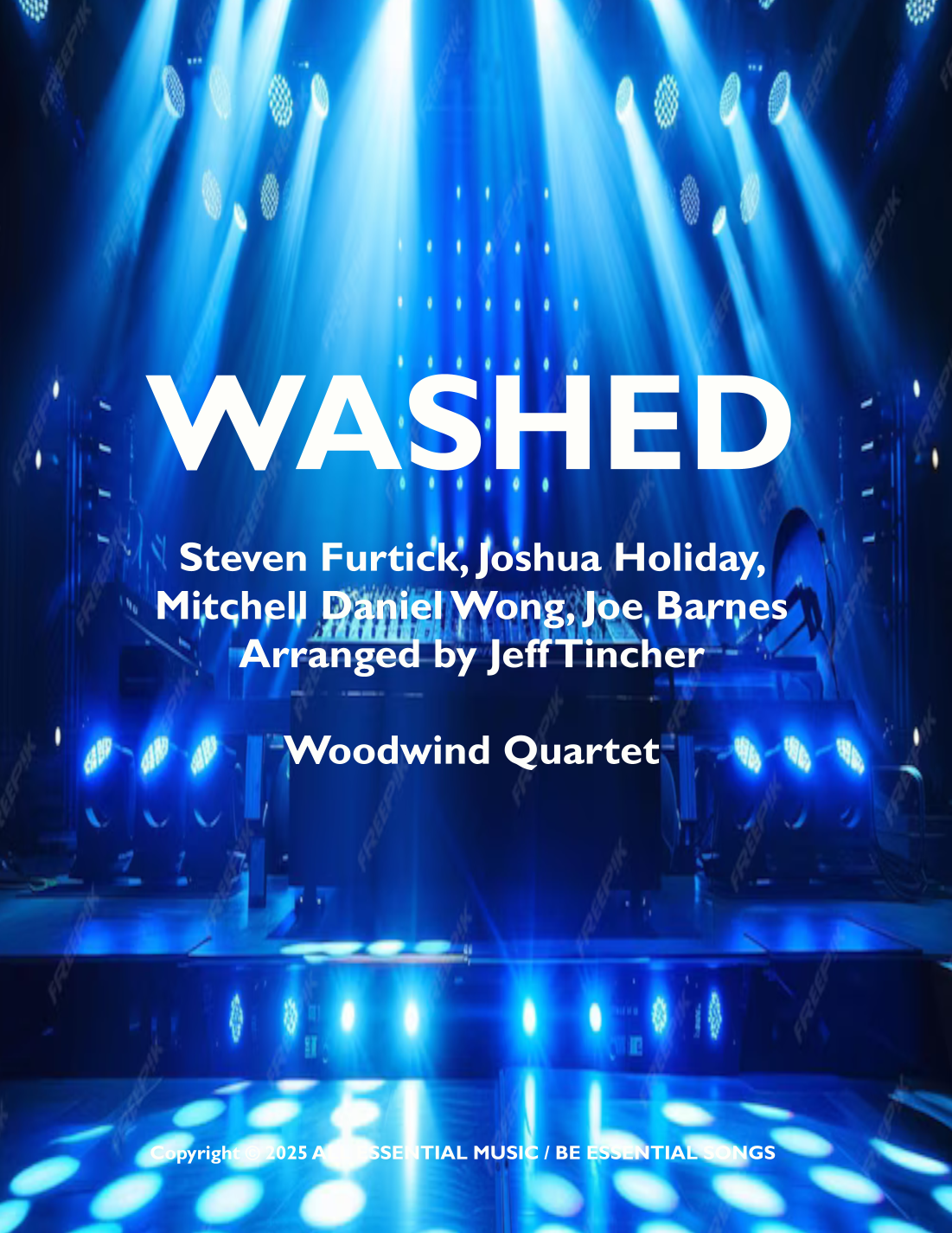Washed (arr. Jeff Tincher) by ELEVATION RHYTHM Sheet Music for Woodwind ...