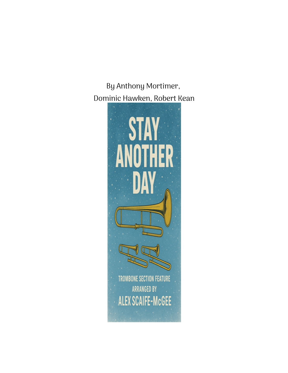 Stay Another Day (arr. Alexander Scaife - McGee) by East 17 Sheet Music ...