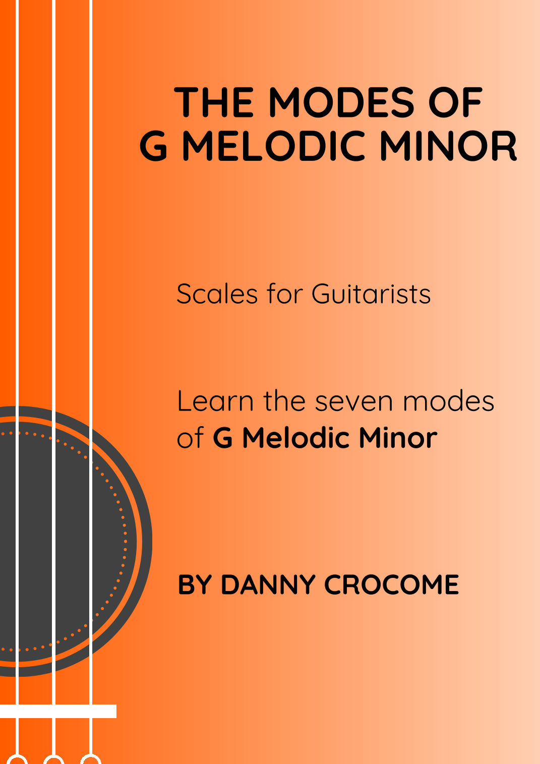 The Modes of G Melodic Minor (Scales for Guitarists) by Traditional ...