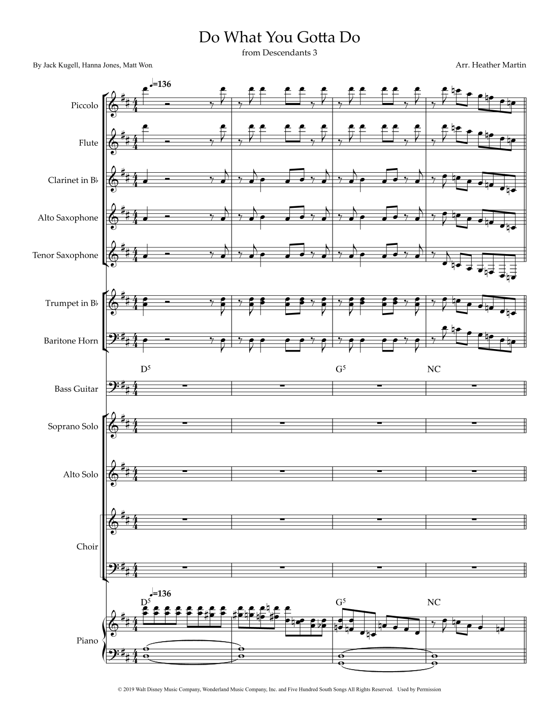 Do What You Gotta Do (arr. Heather Martin) von Jack Kugell Noten zum ...